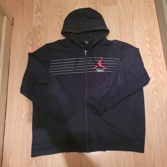 Jordan | Sweaters | Jordan Black Zip Up Sweater With Jumpman Logo ...